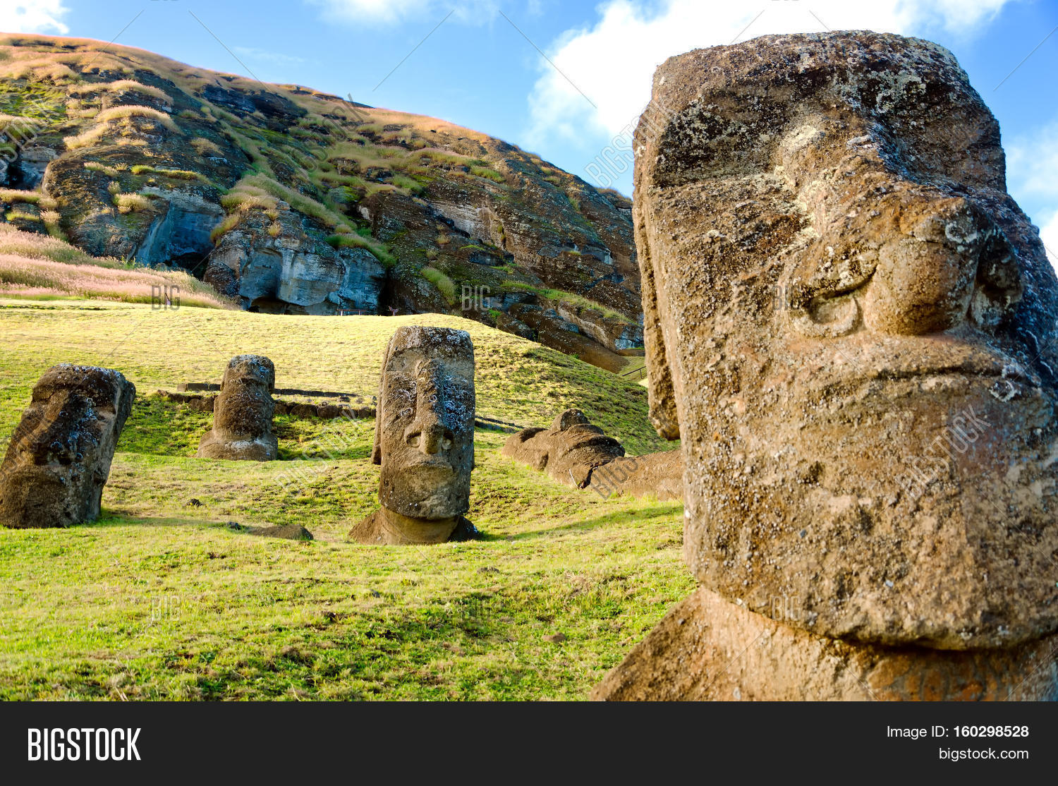 Famous Moai Heads Image & Photo (Free Trial) | Bigstock