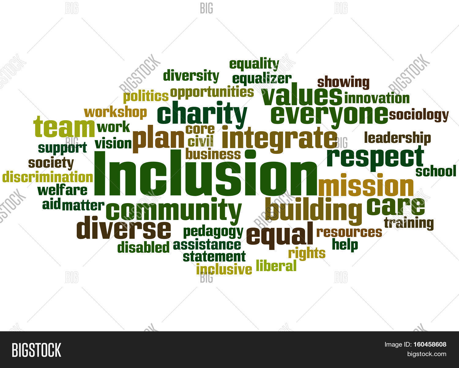 Inclusion, Word Cloud Image & Photo (Free Trial) | Bigstock