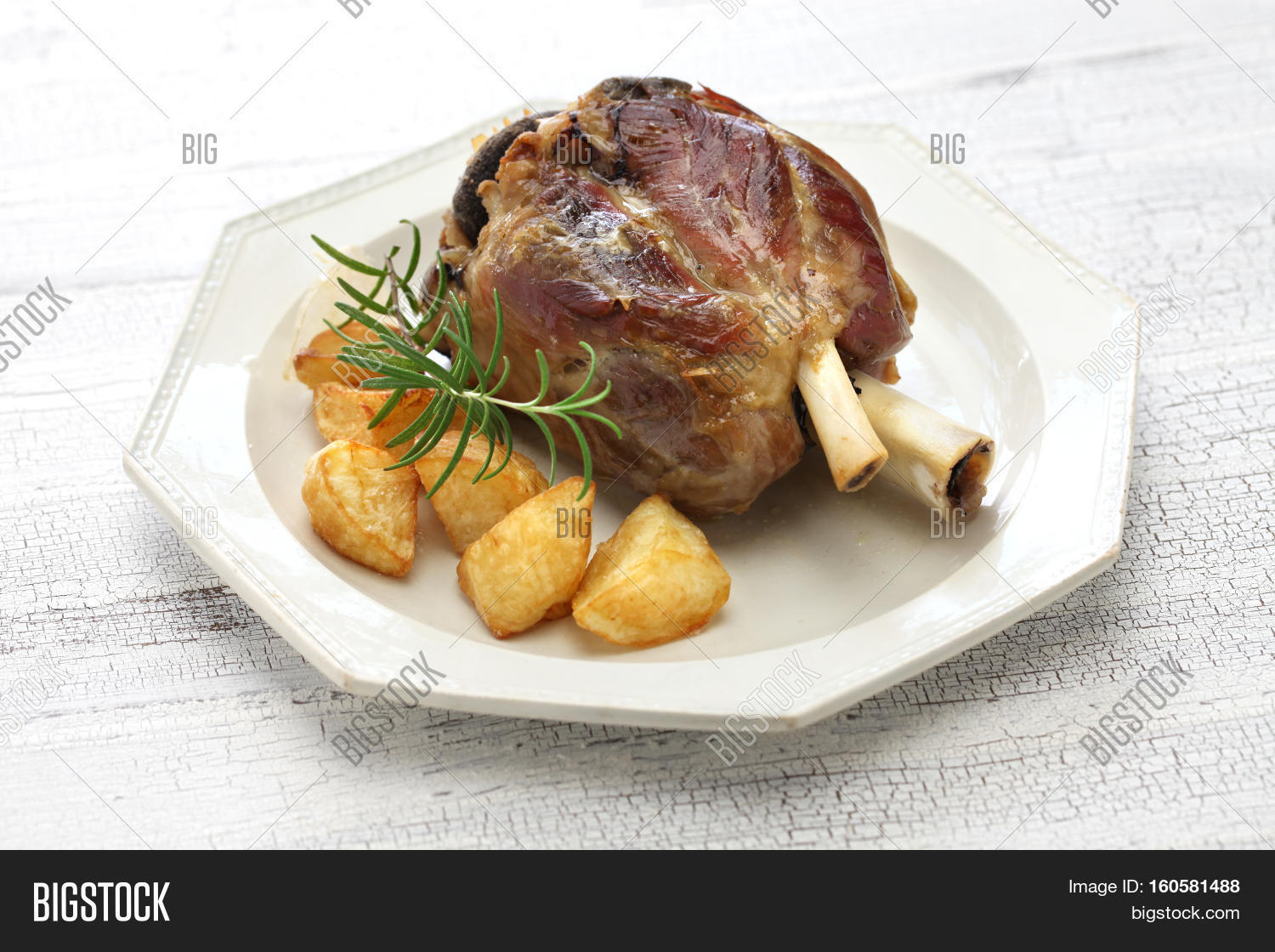 Pork Shank Roasted Image & Photo (Free Trial) | Bigstock