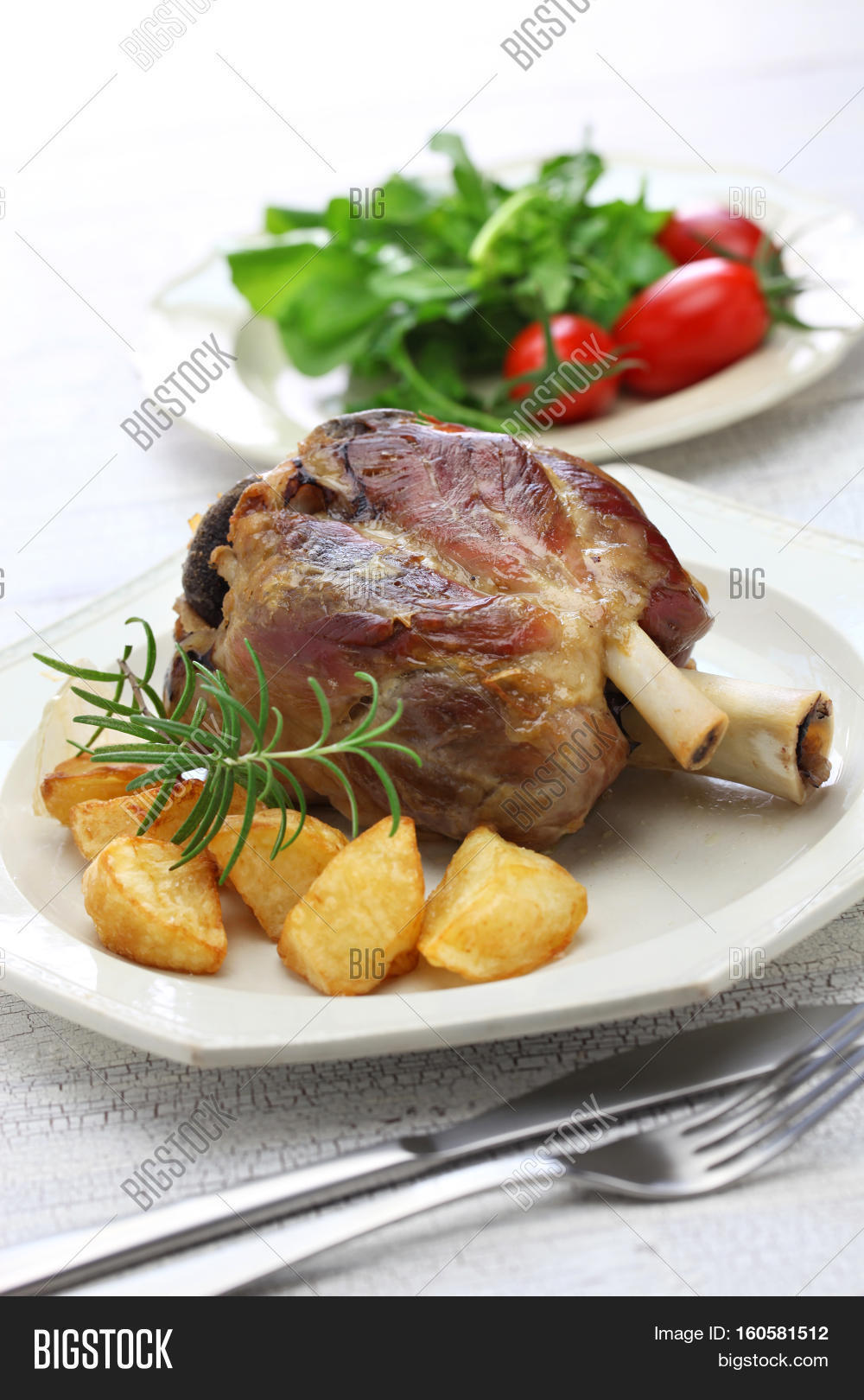 Pork Shank Roasted Image & Photo (Free Trial) | Bigstock
