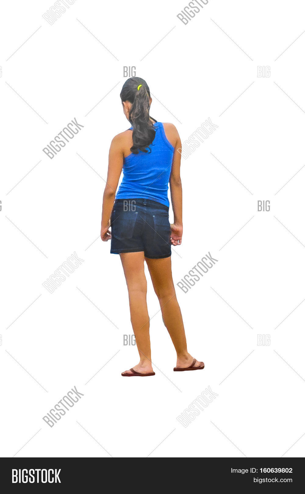 Slim Young Woman Back Image & Photo (Free Trial) | Bigstock