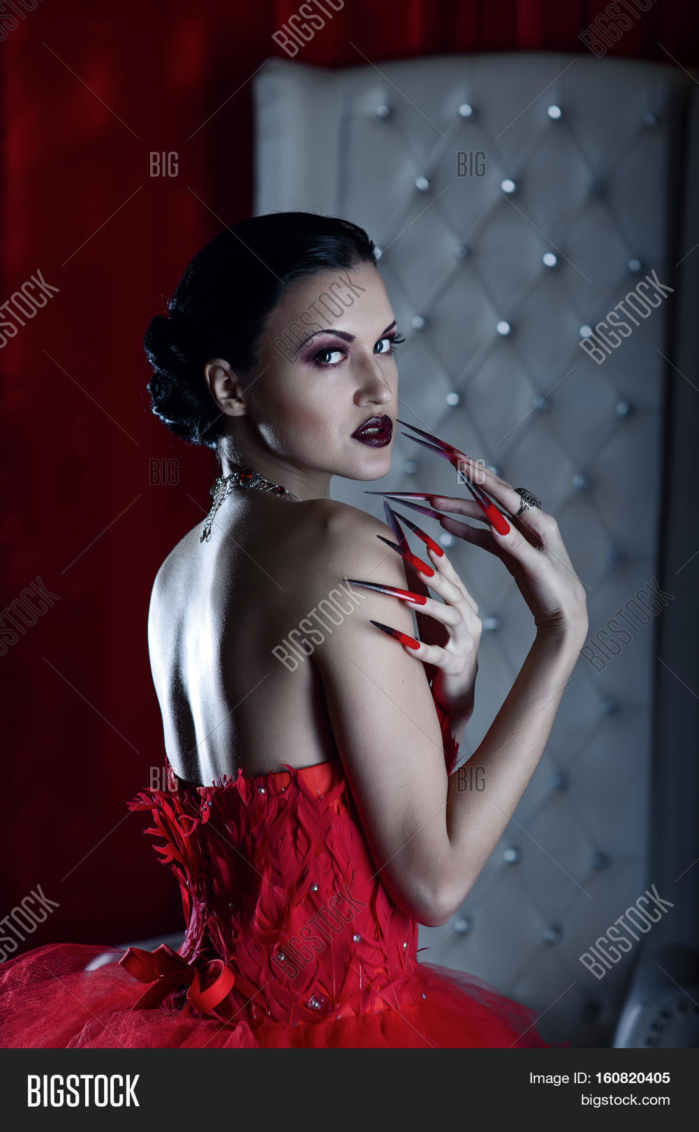 Femme Fatale Vamp Red Image & Photo (Free Trial) | Bigstock