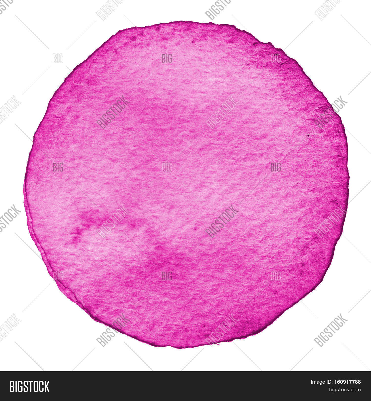 Pink Watercolor Circle Image & Photo (Free Trial) | Bigstock
