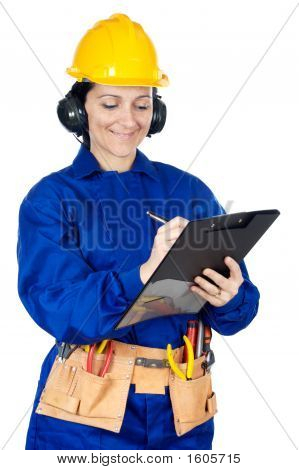 Lady Construction Image & Photo (Free Trial) | Bigstock