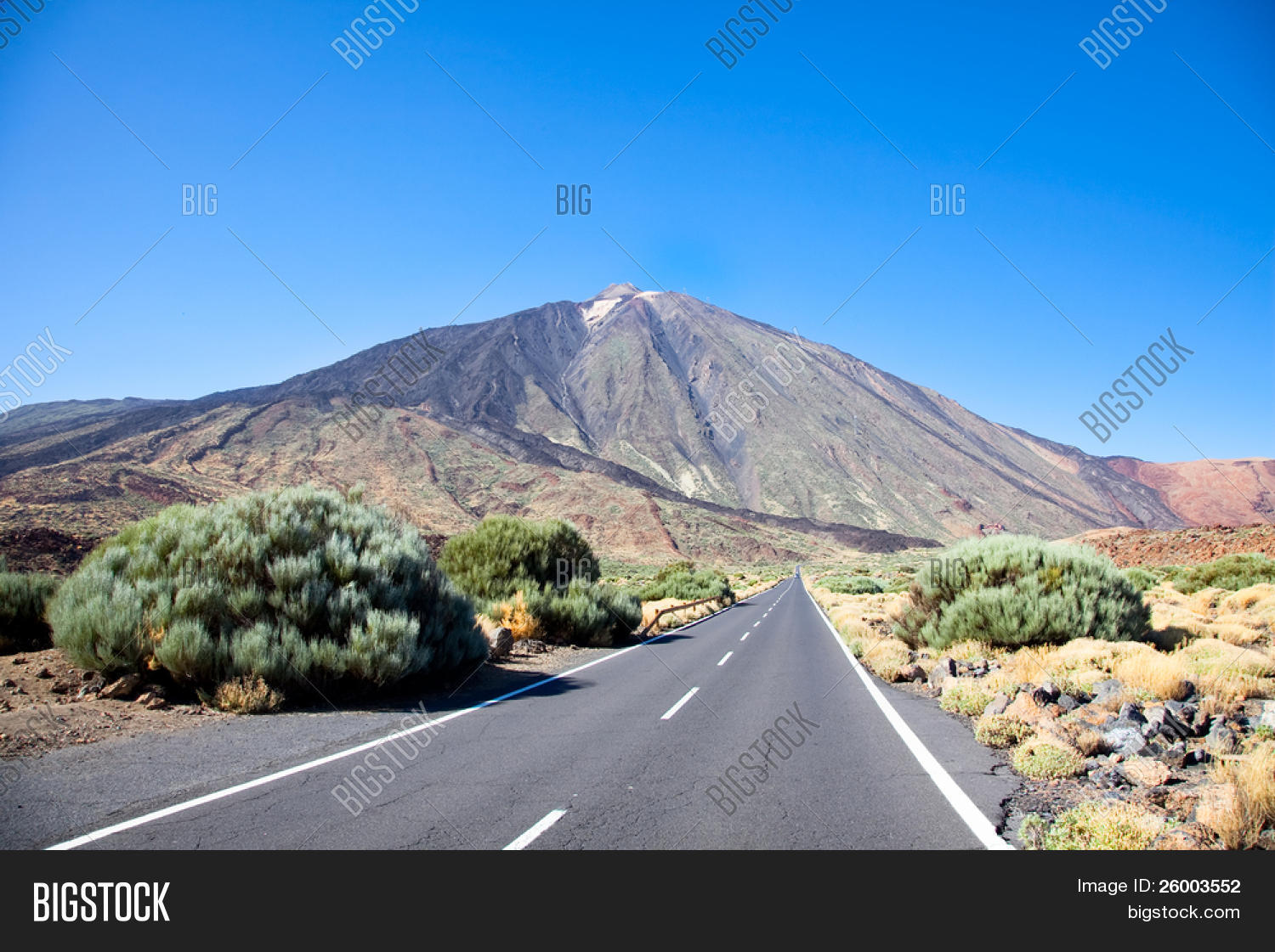 Road Volcano Teide Image & Photo (Free Trial) | Bigstock
