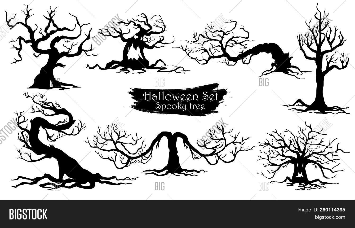 Halloween Tree Vector