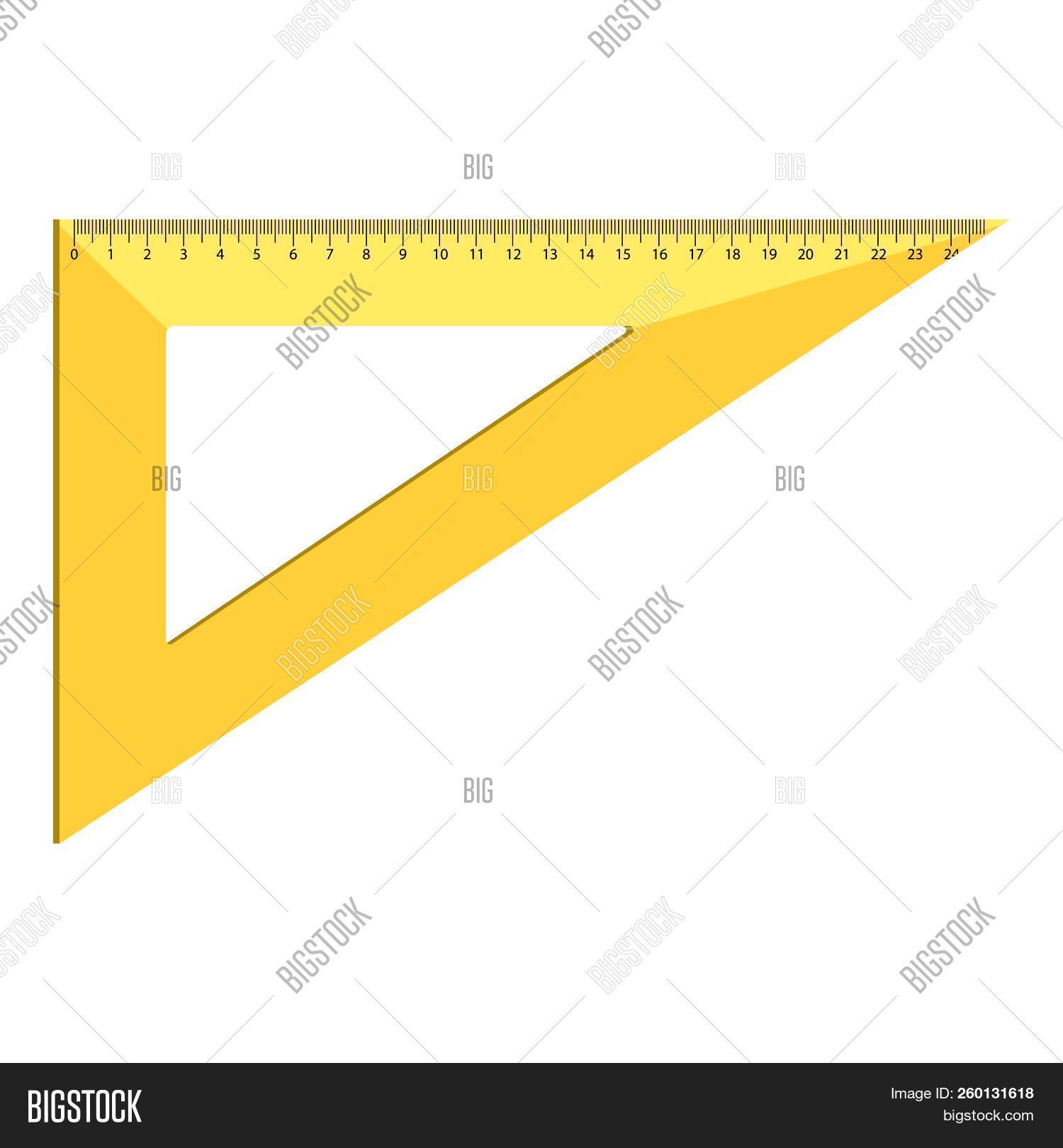 Triangle Ruler Icon. Image & Photo (Free Trial) | Bigstock