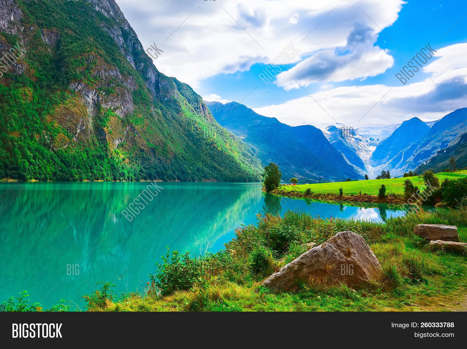 Norwegian Landscape Image & Photo (Free Trial) | Bigstock