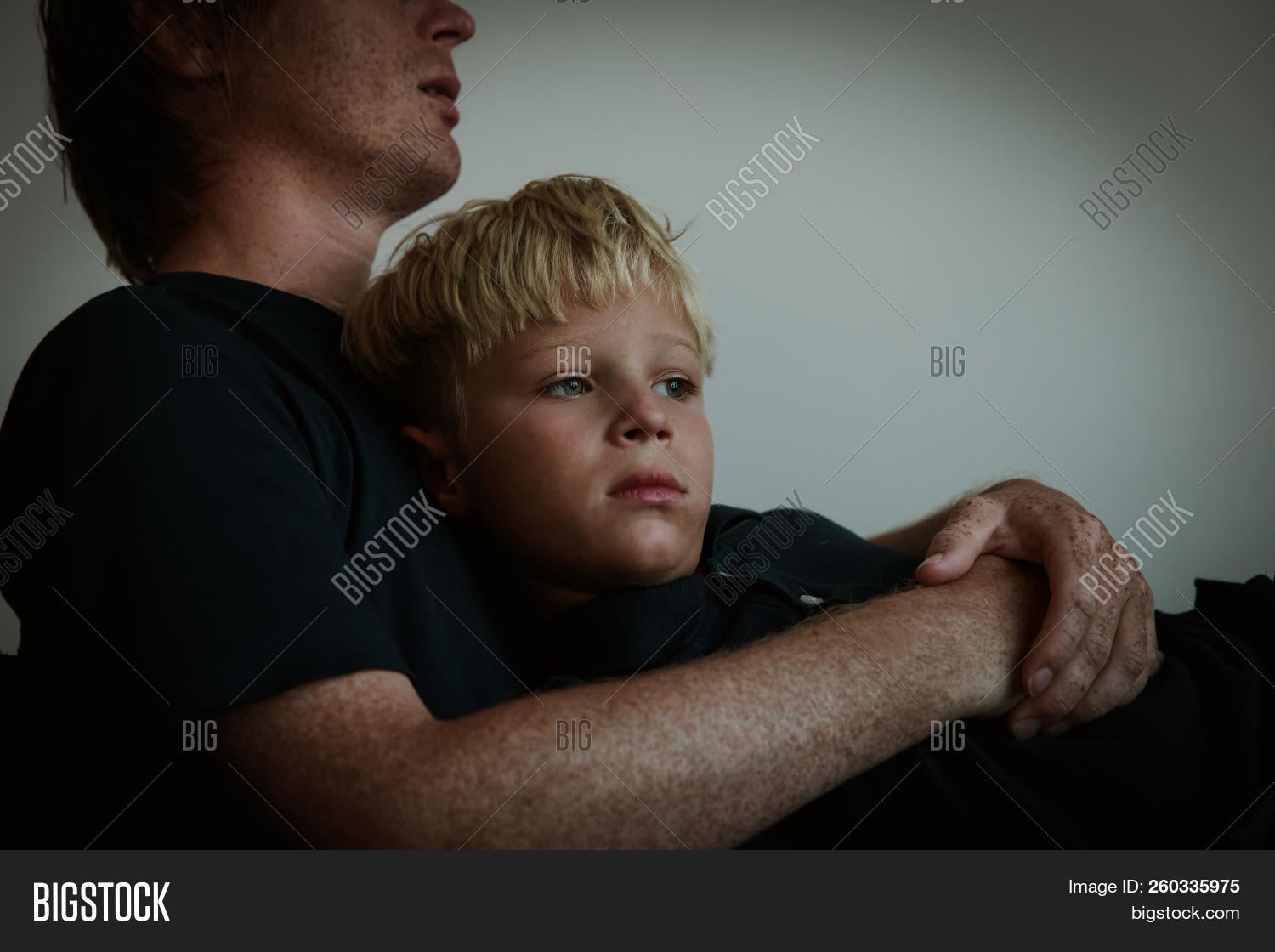 Father Comforting Sad Image & Photo (Free Trial) | Bigstock
