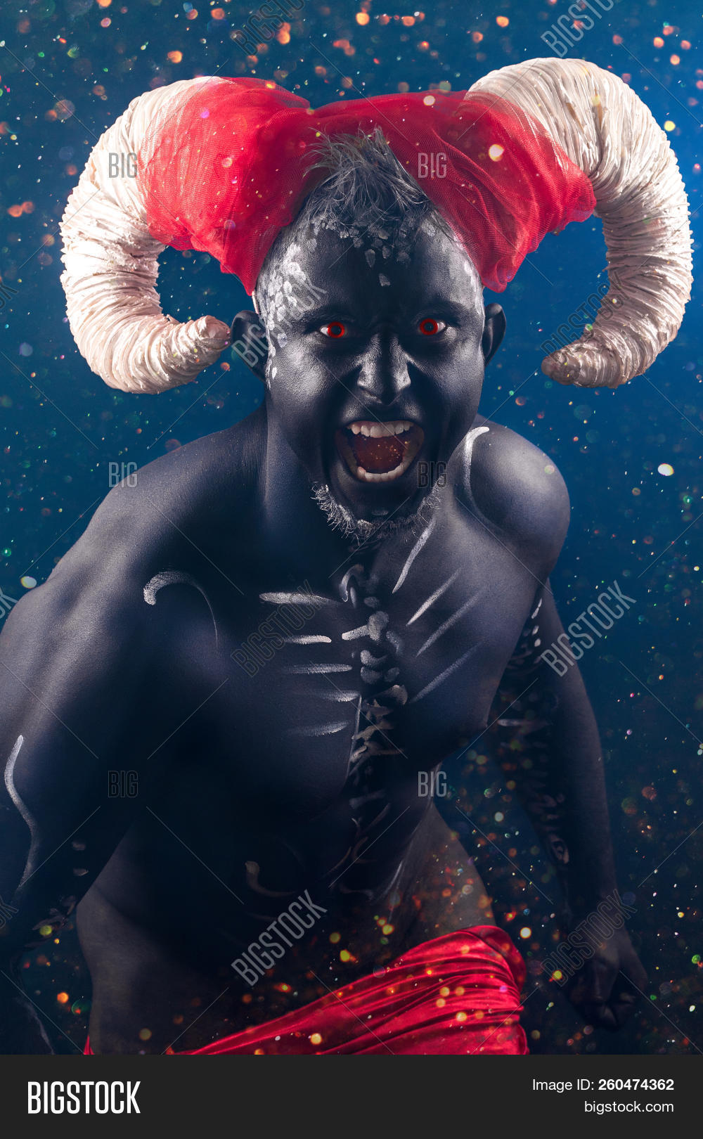 Fiery Demon. Terrible Image & Photo (Free Trial) | Bigstock