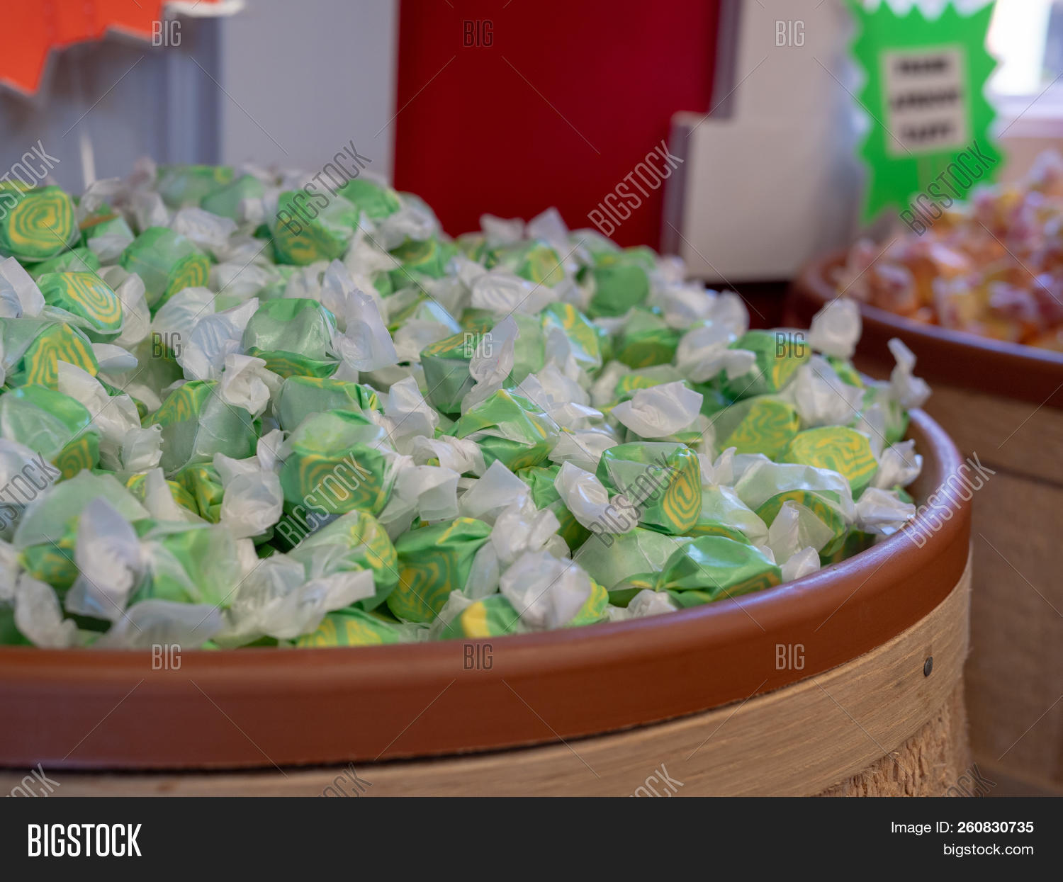 Lemon Line Taffy Candy Image & Photo (Free Trial) | Bigstock
