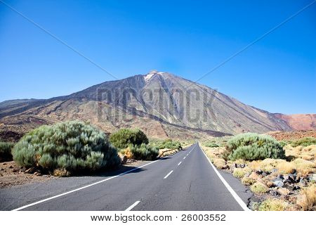 Road Volcano Teide Image & Photo (Free Trial) | Bigstock