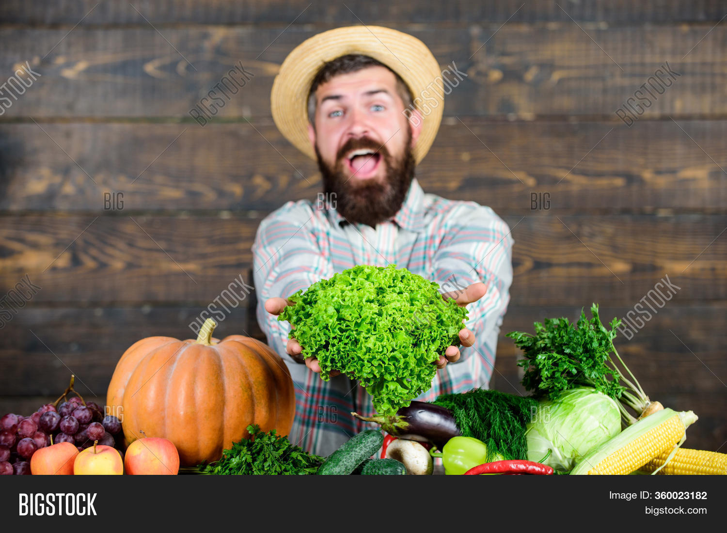 Typical Farmer Guy. Image & Photo (Free Trial) | Bigstock