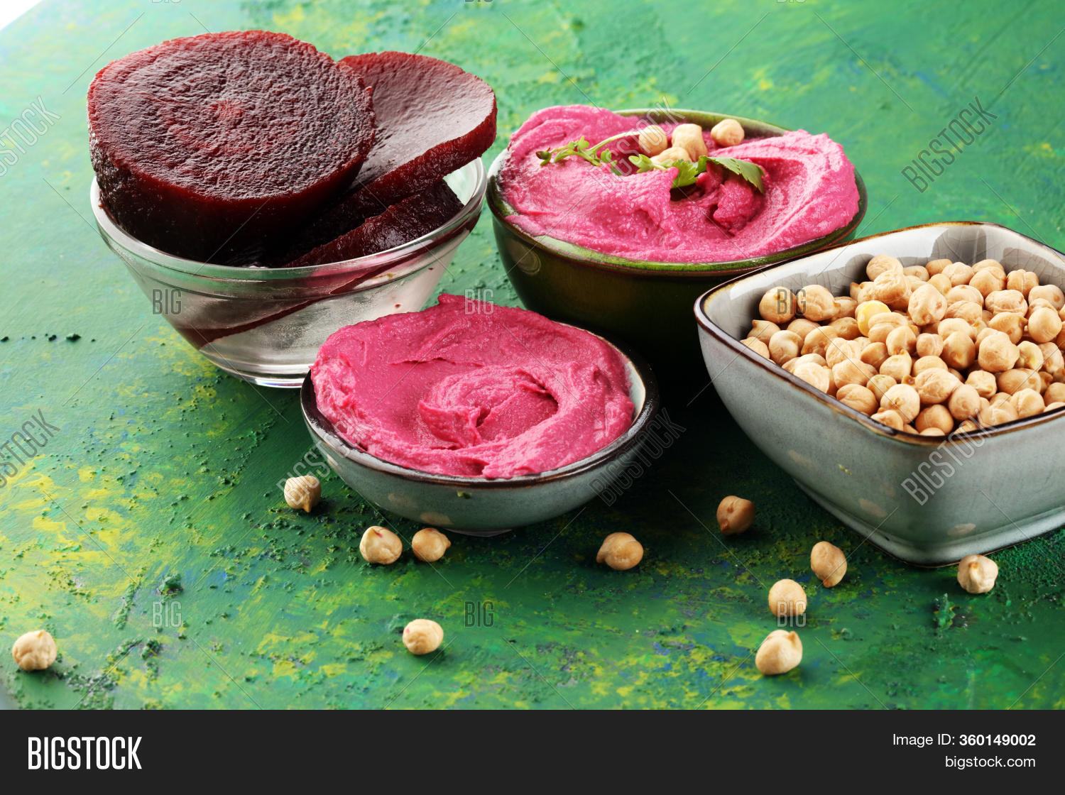 Humus Bowl. Red Image & Photo (Free Trial) | Bigstock