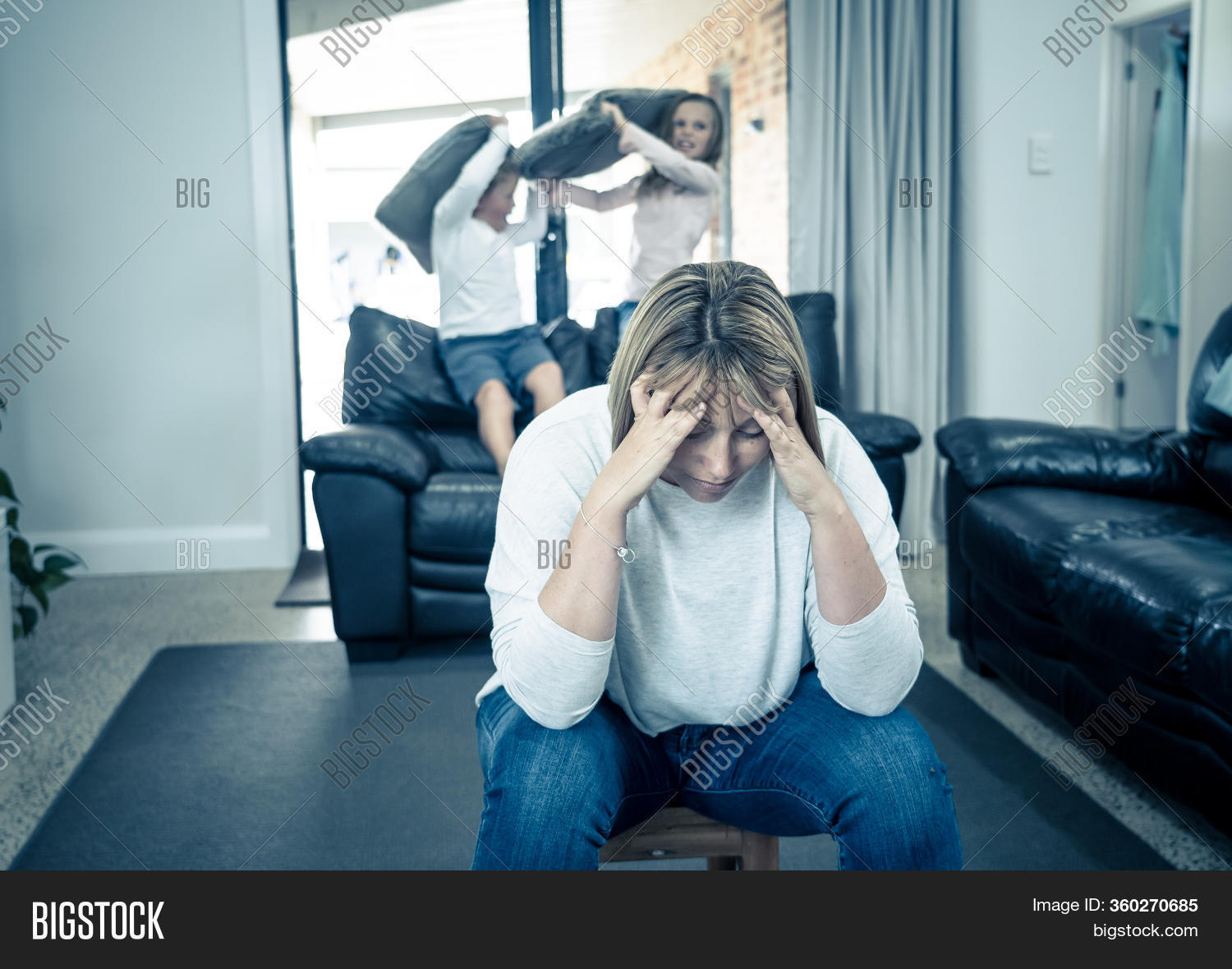Stressed Out Parents Image & Photo (Free Trial) | Bigstock