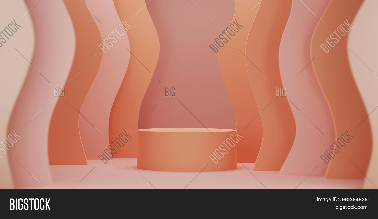 3d Podium Display Wavy Image & Photo (Free Trial) | Bigstock