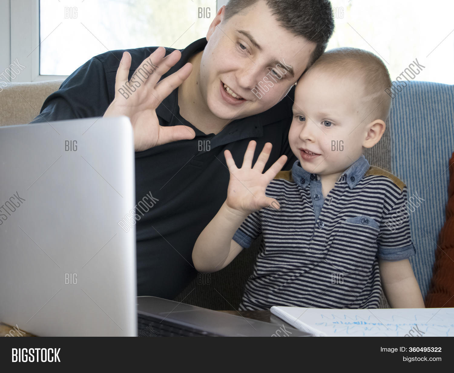Father Son Talking Via Image & Photo (Free Trial) | Bigstock