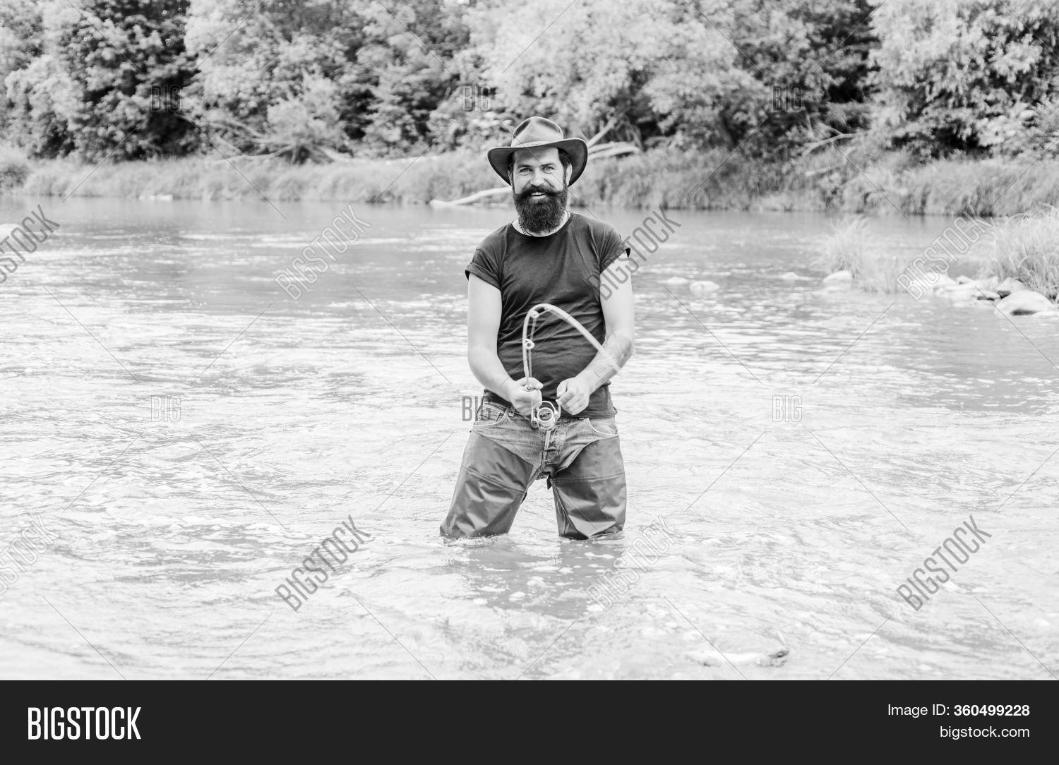 Pro Fishing. Bearded Image & Photo (Free Trial) | Bigstock