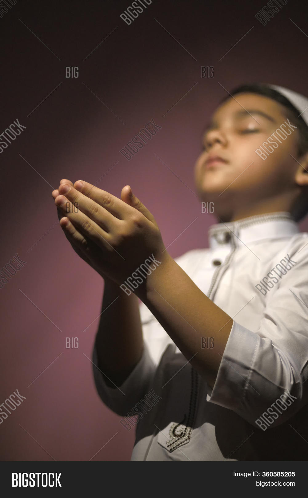 Muslim Child Praying Image & Photo (Free Trial) | Bigstock