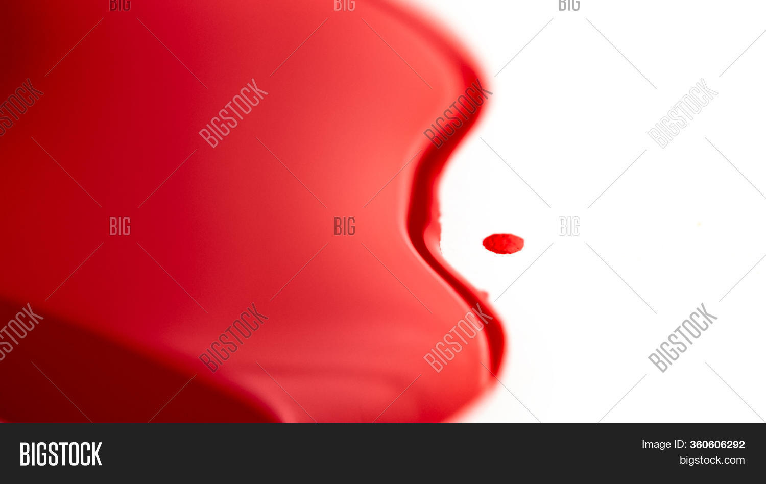 Glossy Red Stain Paint Image & Photo (Free Trial) | Bigstock