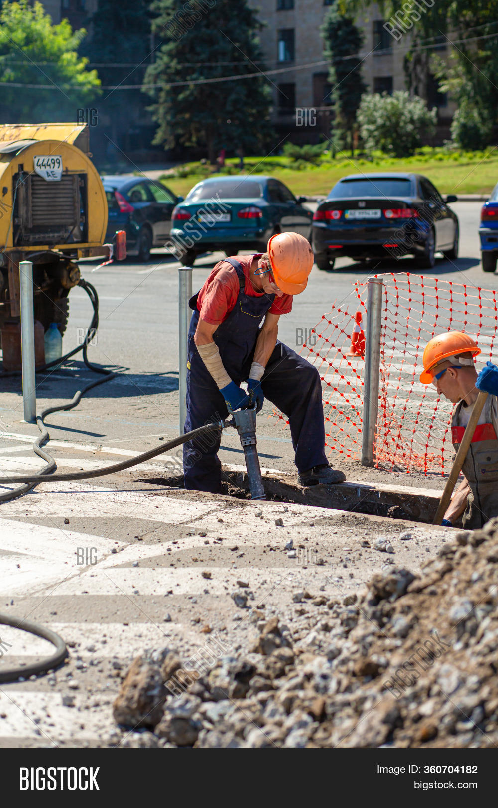 Repair Work On City Image & Photo (Free Trial) | Bigstock