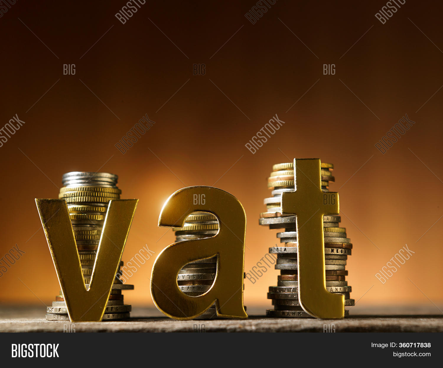 Gold Alphabet Vat - Image & Photo (Free Trial) | Bigstock