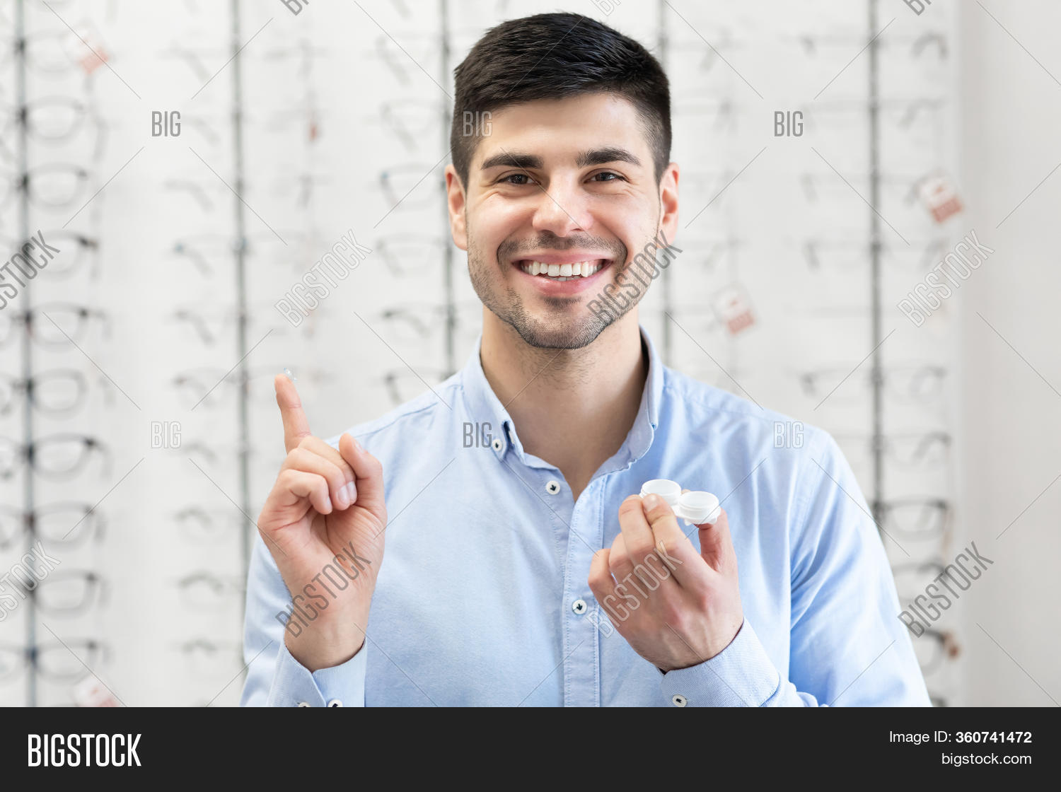 Smiling Man Holding Image & Photo (Free Trial) | Bigstock