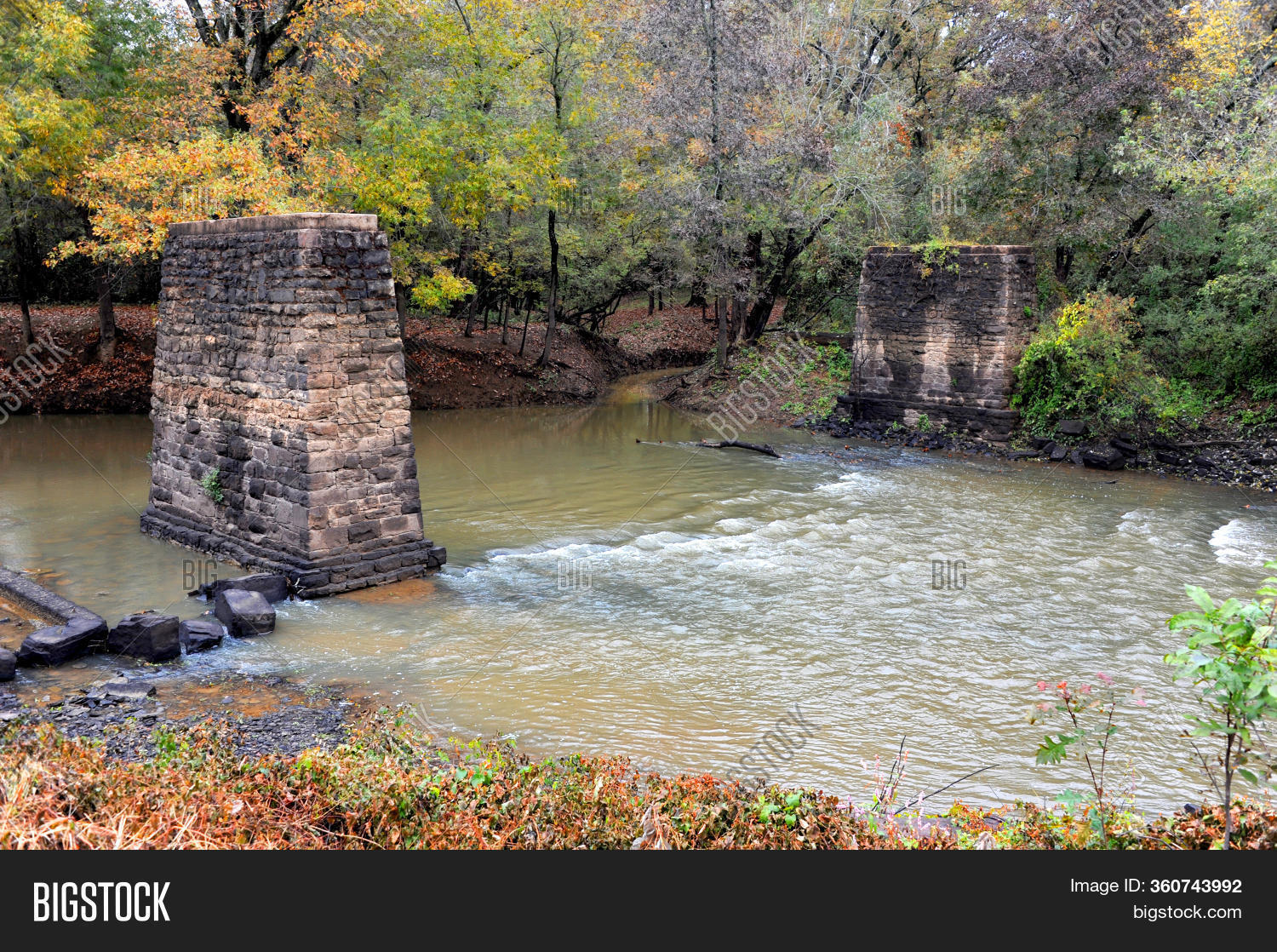 River Washes Past Two Image & Photo (Free Trial) | Bigstock