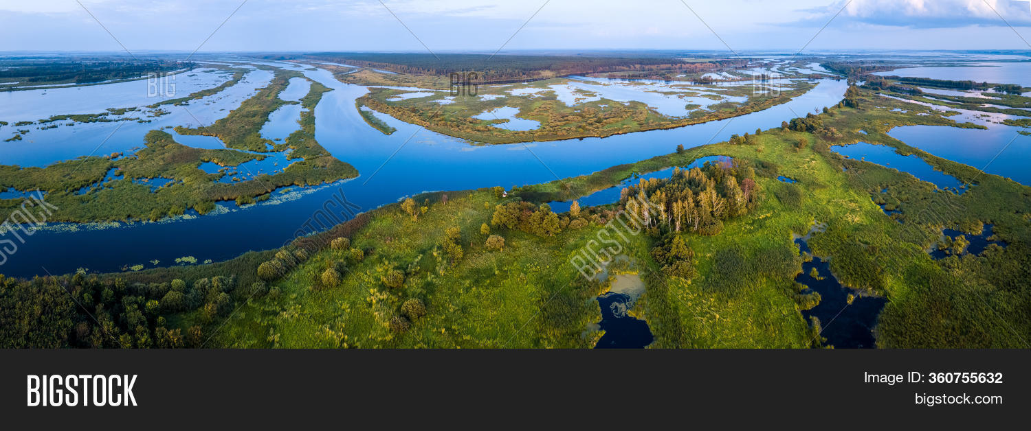 Aerial View River Kama Image & Photo (Free Trial) | Bigstock