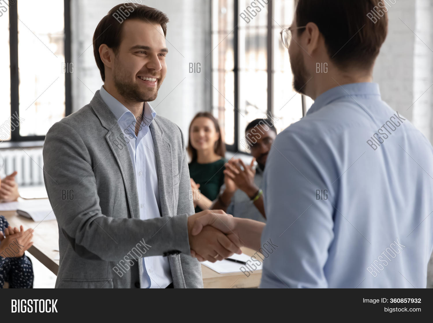 Male Boss Shake Hand Image & Photo (Free Trial) | Bigstock