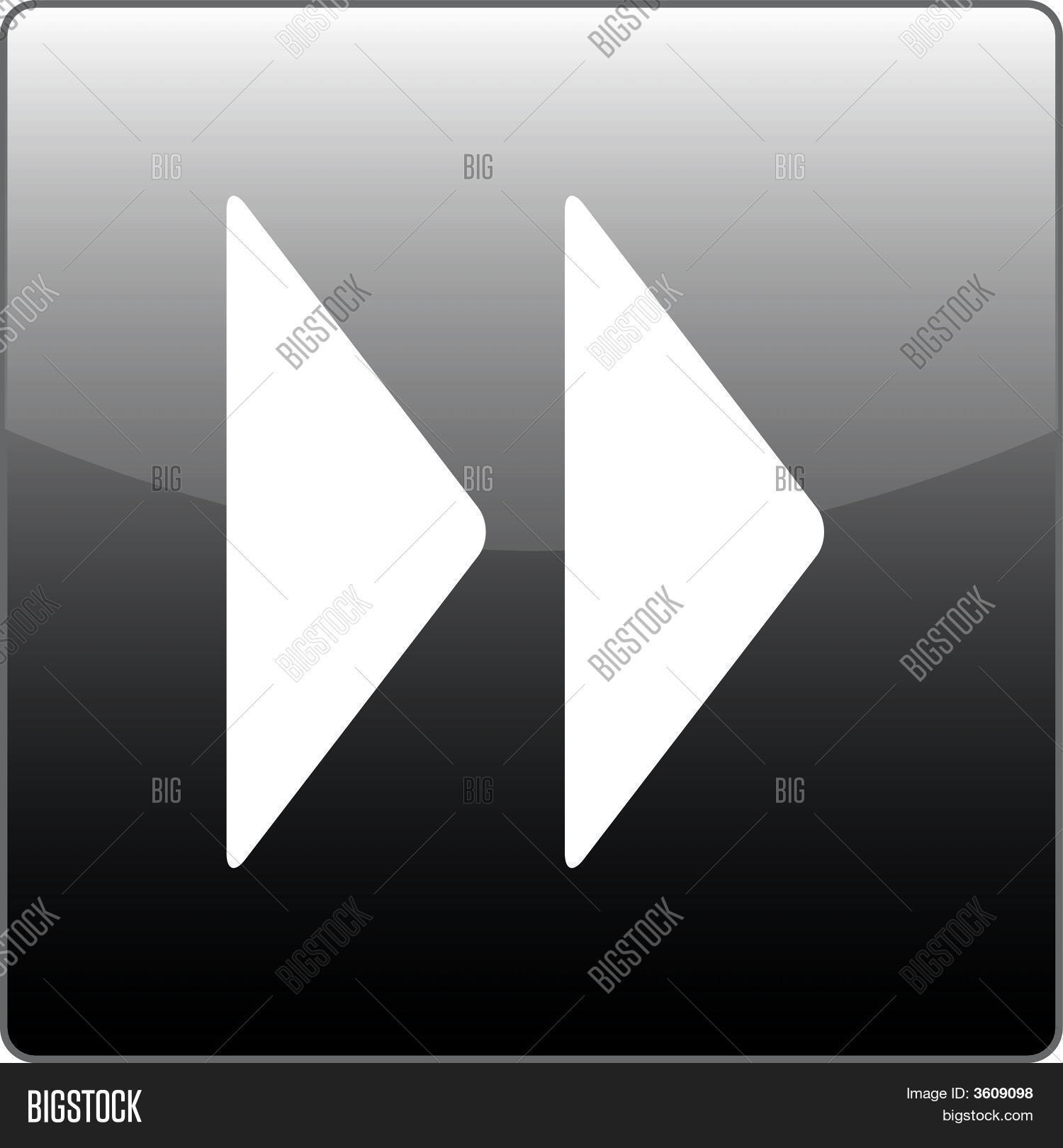 Fast Forward Button Vector & Photo (Free Trial) | Bigstock