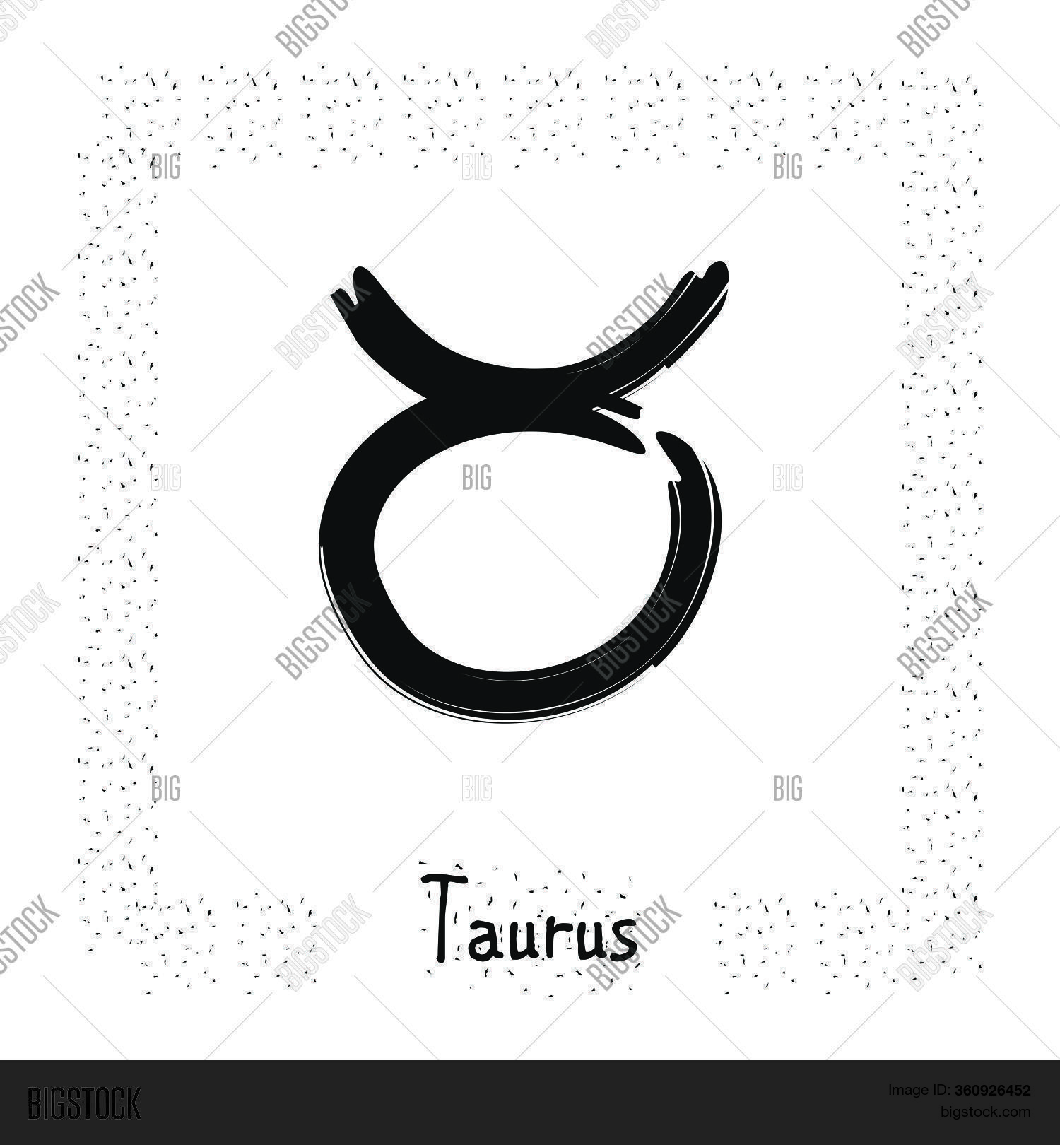 Taurus Vector Zodiac Vector & Photo (Free Trial) | Bigstock