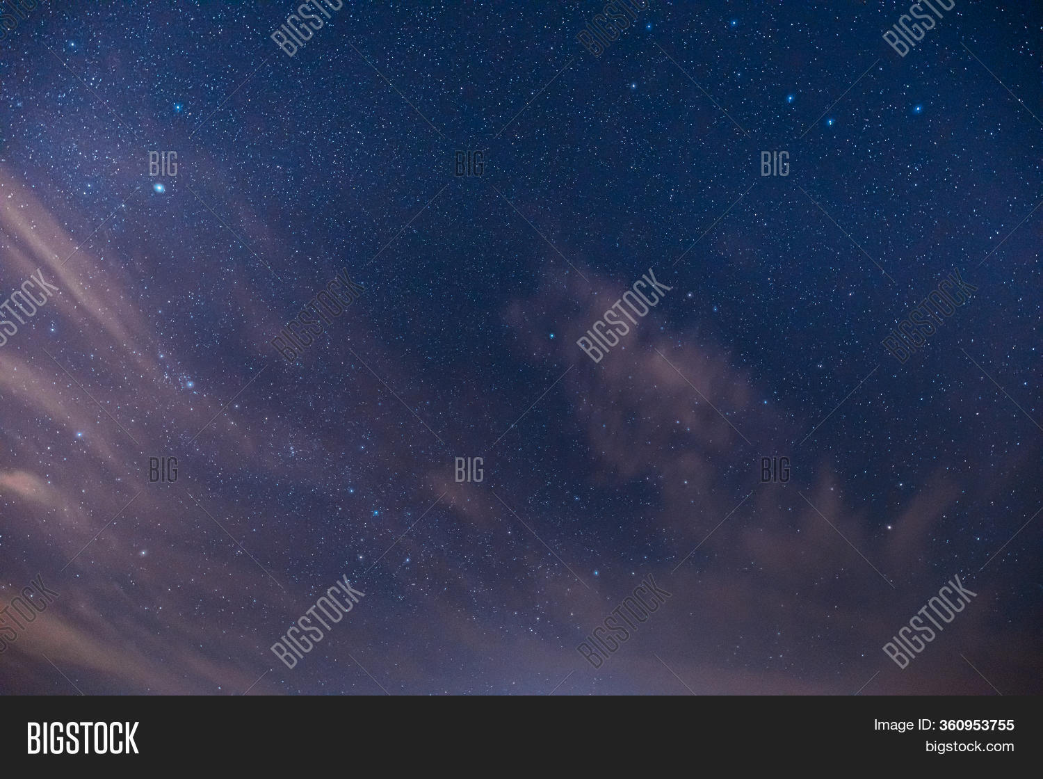 Real Night Sky Stars. Image & Photo (Free Trial) | Bigstock