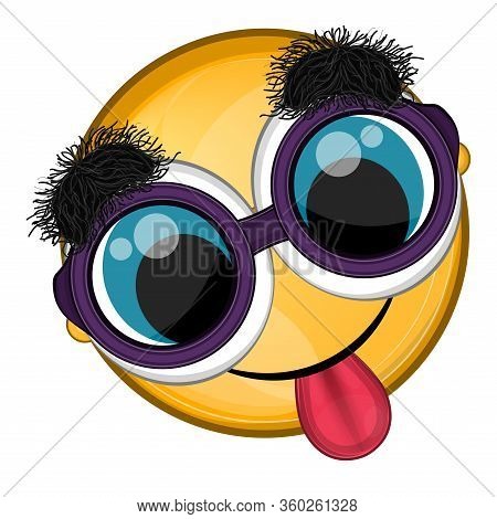 Isolated Crazy Emoji Vector & Photo (Free Trial) | Bigstock