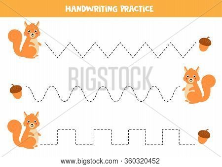 Tracing Lines Cute Vector & Photo (Free Trial) | Bigstock