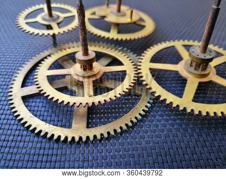 Old Clock Cogs Gears Image & Photo (Free Trial) | Bigstock