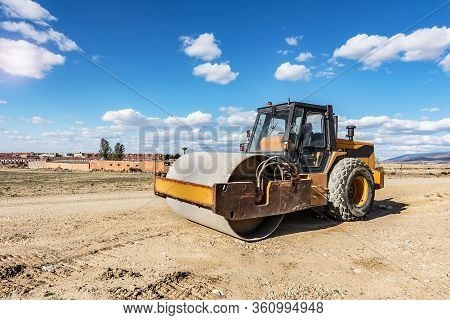 Steamroller Road Image & Photo (Free Trial) | Bigstock