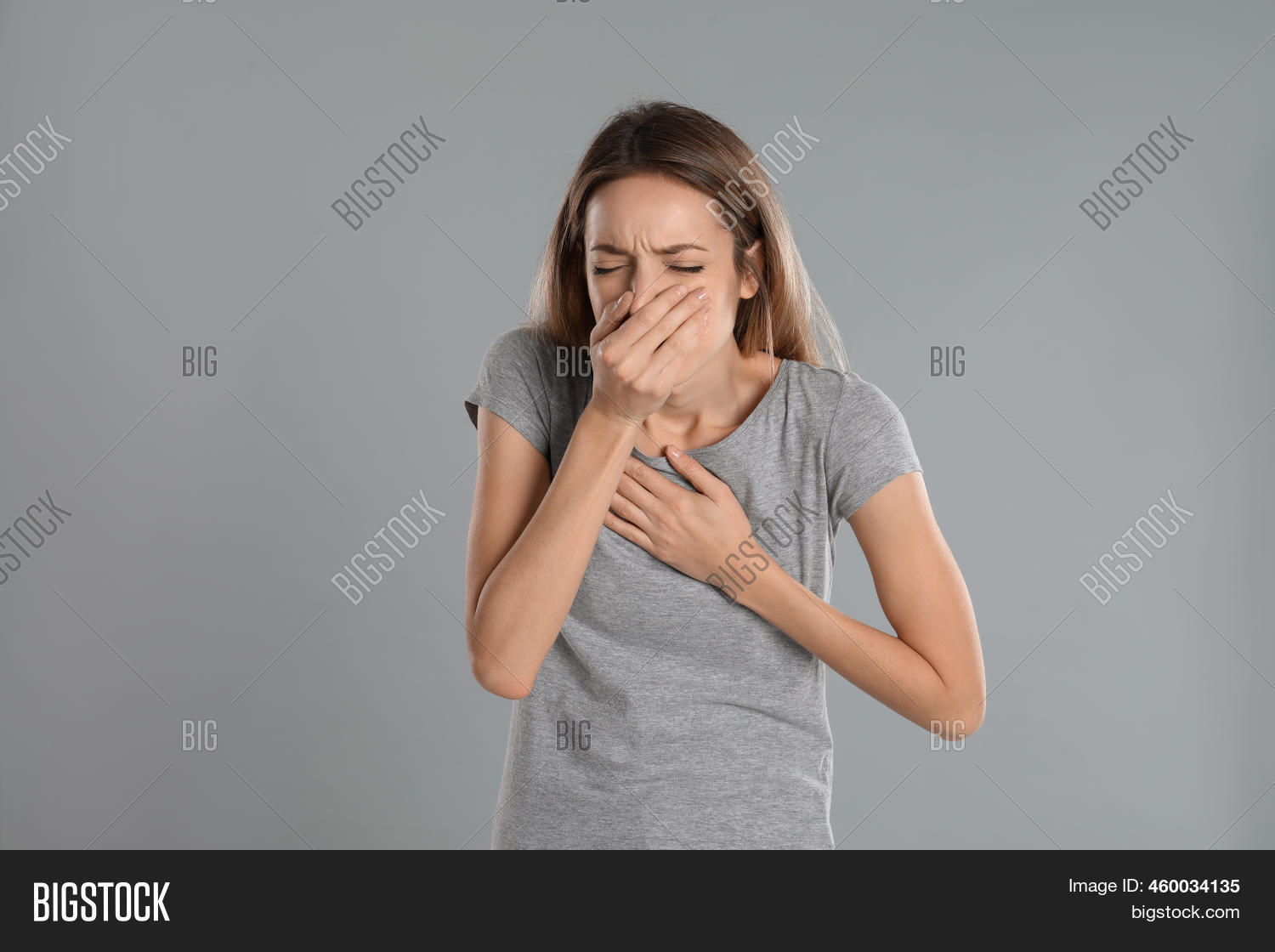 Woman Suffering Nausea Image & Photo (Free Trial) | Bigstock