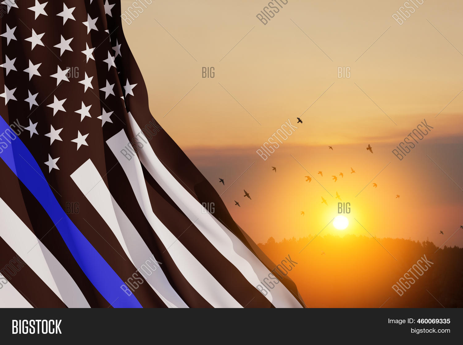 American Flag Police Image & Photo (Free Trial) | Bigstock