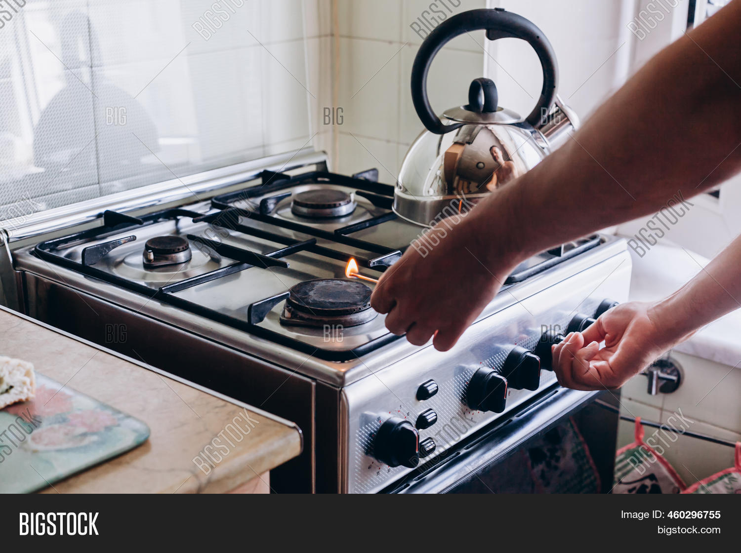 Man's Hand Match Image & Photo (Free Trial) | Bigstock