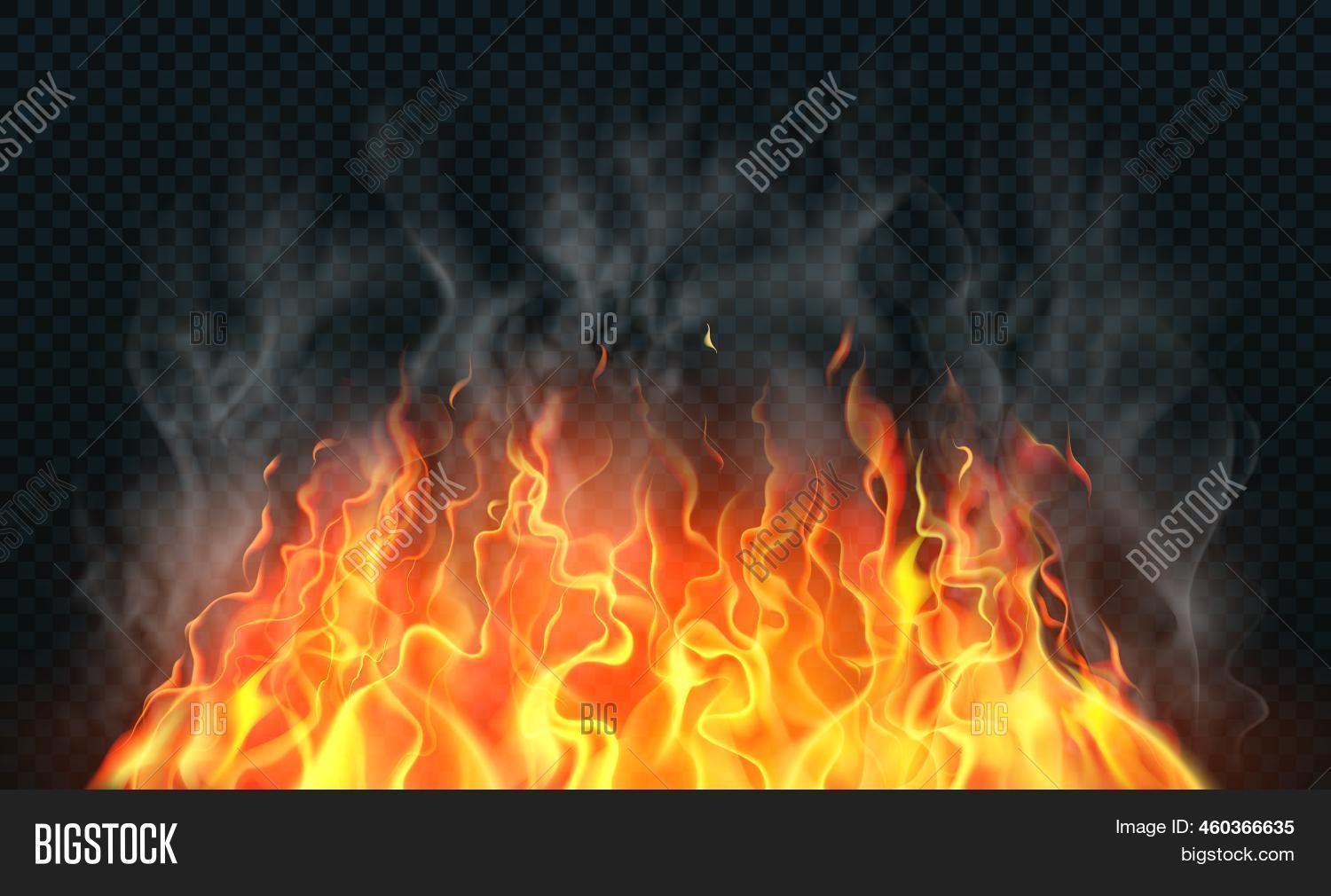 Realistic Fire Smoke Image & Photo (Free Trial) | Bigstock