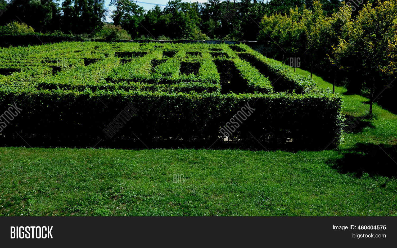 Outdoor Maze Kids. He Image & Photo (Free Trial) | Bigstock