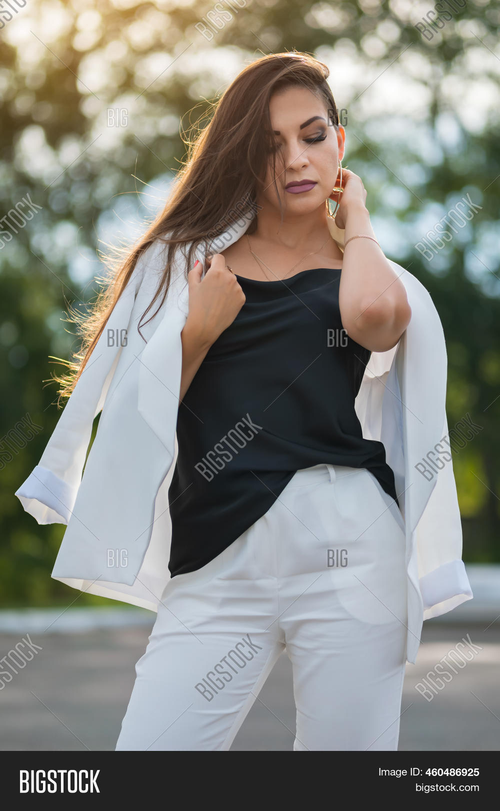 Well-cared Woman Shows Image & Photo (Free Trial) | Bigstock