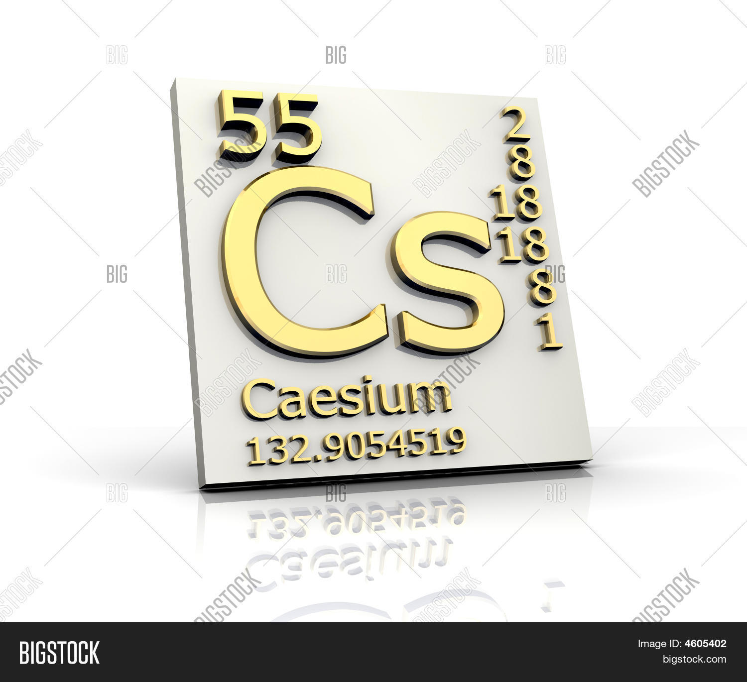 Caesium Form Periodic Image & Photo (Free Trial) | Bigstock
