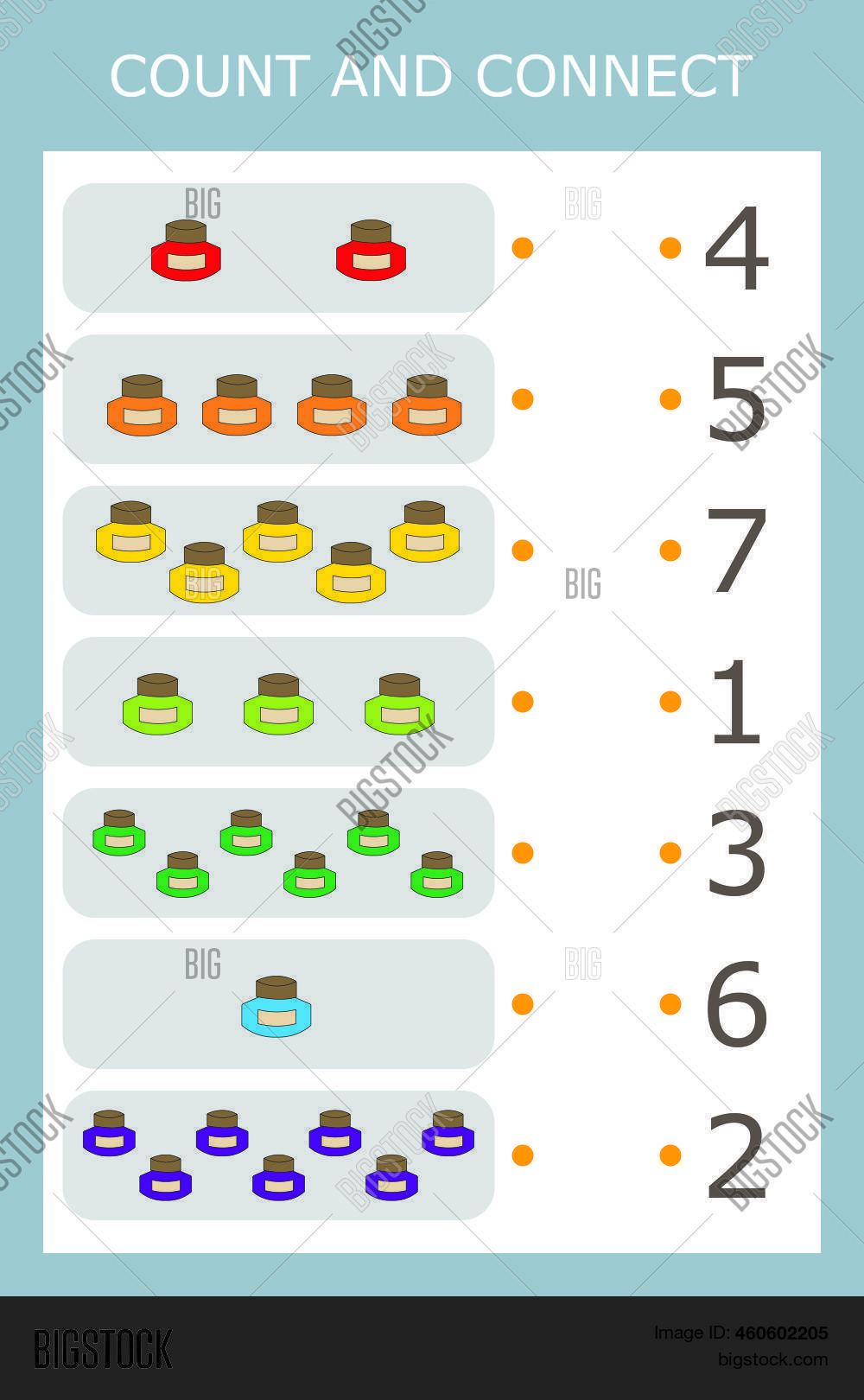 Count Connect Number Vector & Photo (Free Trial) | Bigstock