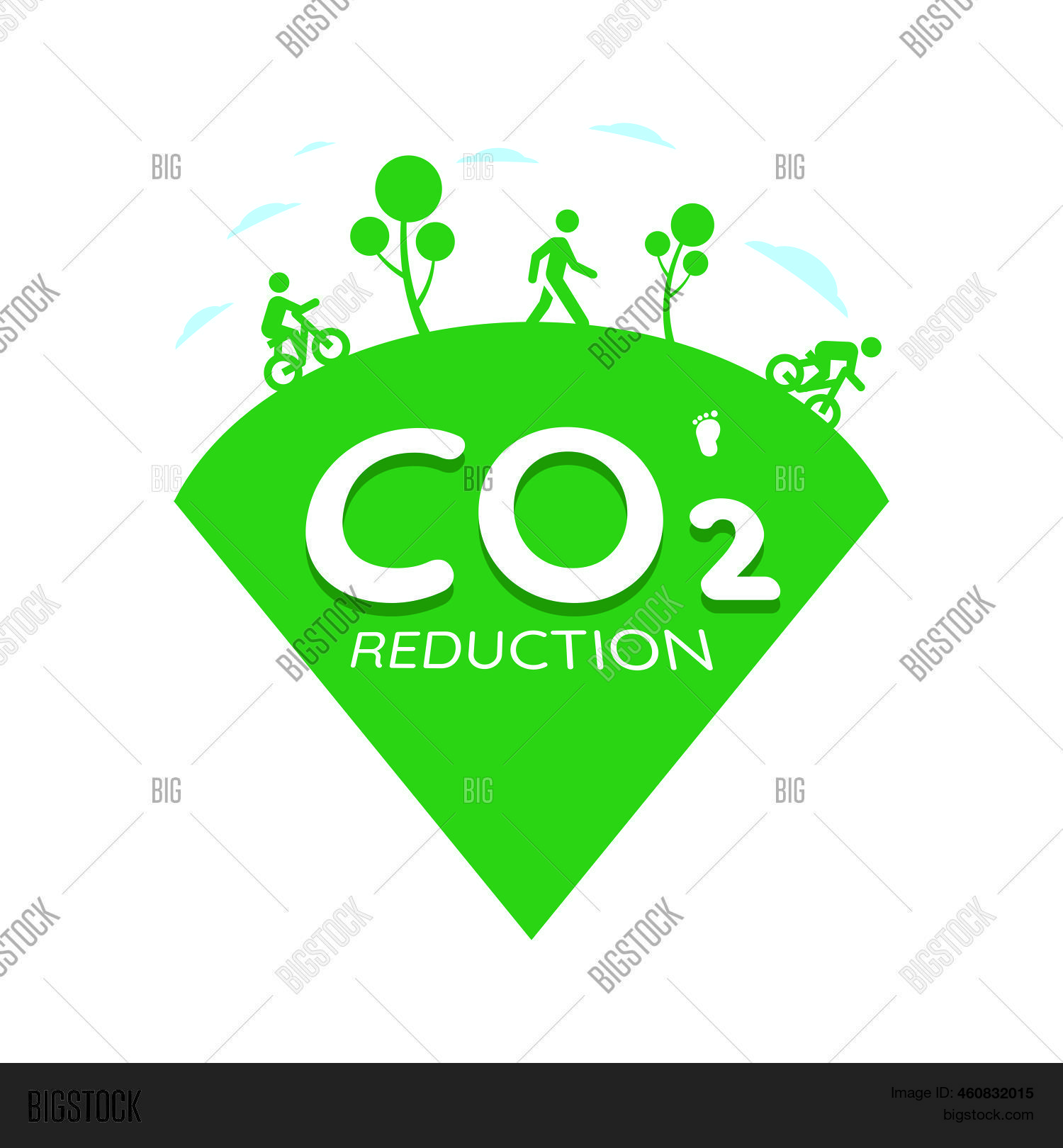 Co2 Reduction Vector & Photo (Free Trial) | Bigstock
