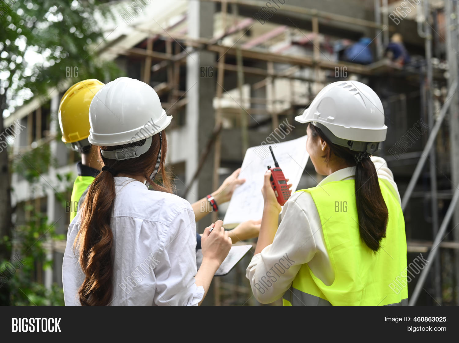 Back View Engineers Image & Photo (Free Trial) | Bigstock