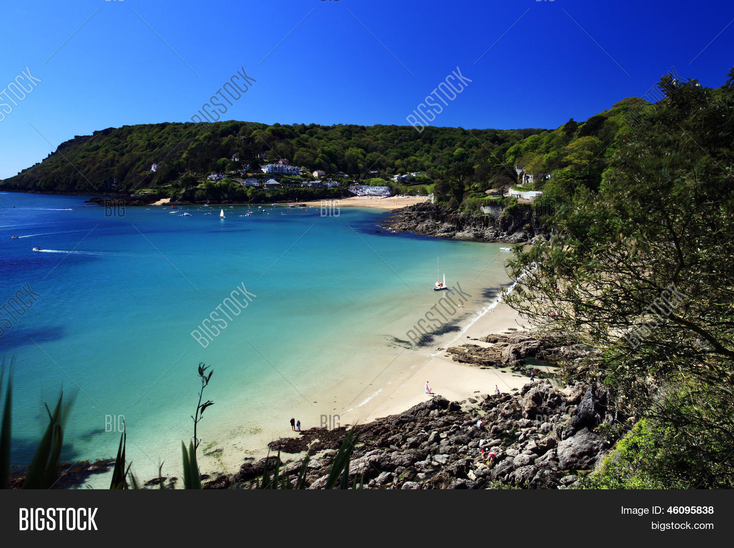 Salcombe Beach Devon Image & Photo (Free Trial) | Bigstock