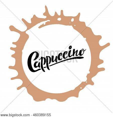 Cappuccino Logo. Hand Vector & Photo (Free Trial) | Bigstock