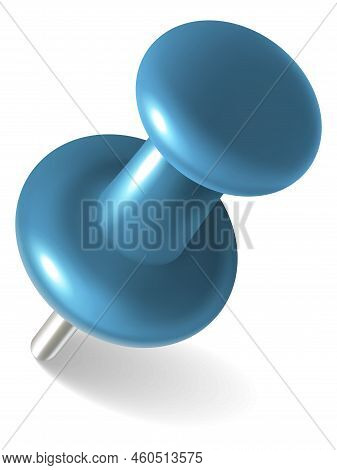 Realistic Push Pin. Vector & Photo (Free Trial) | Bigstock